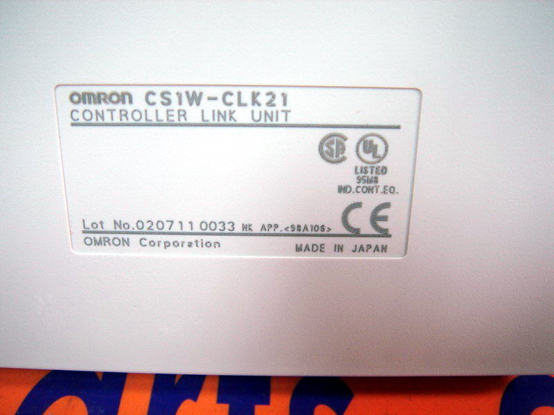 OMRON CONTROLLER LINK UNIT CS1W-CLK21-V1 New Original boxed - 裕益科技自動化設備 ...