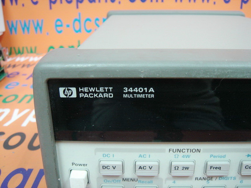 HP Agilent 34401A Digital Multimeter, 6.5 digit (GPIB) - PLC DCS SERVO ...