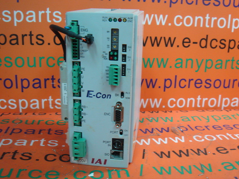 IAI ECON-A-60B-CC-2 - PLC DCS SERVO Control MOTOR POWER SUPPLY IPC ROBOT