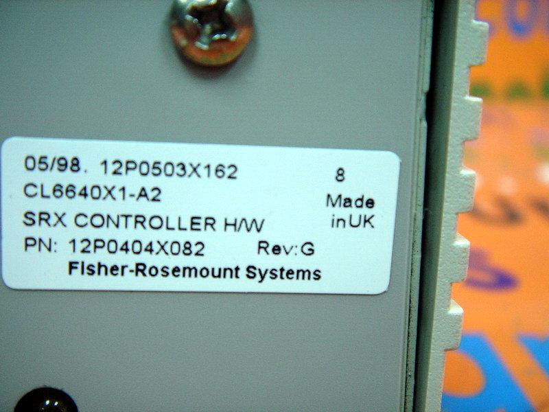 FISHER ROSEMOUNT PROVOX CONTROLLER CL6640X1-A2 - 裕益科技自動化設備可程式編碼器PLC分散式 ...
