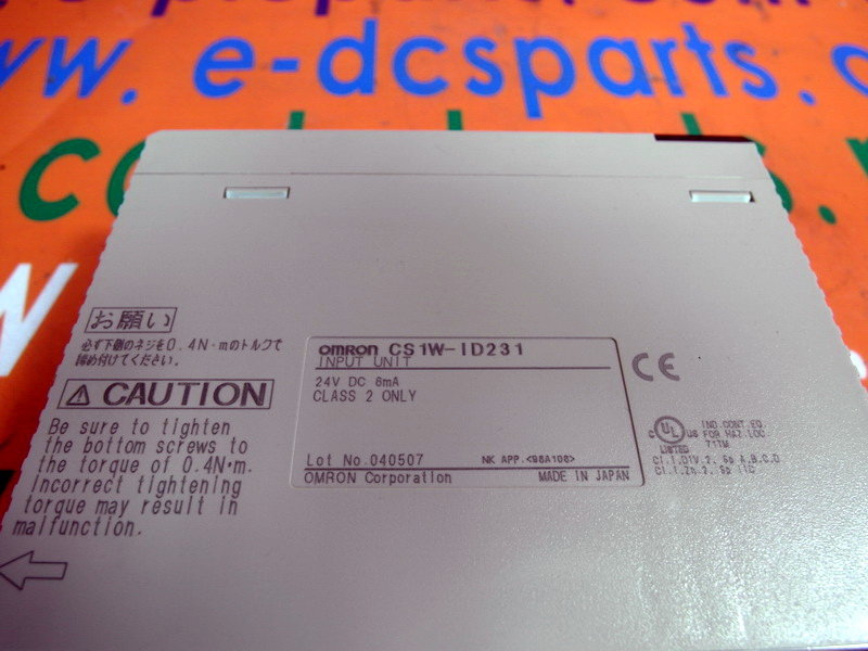 OMRON CS1W-ID231 - 裕益科技自動化設備可程式編碼器PLC分散式控制系統DCS