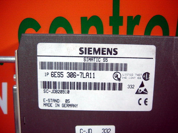 SIEMENS SIMATIC S5 PLC 6ES5 306-7LA11 6ES5306-7LA11 - 裕益科技自動化設備可程式編碼器 ...