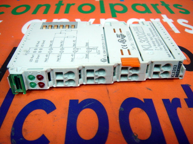 BECKHOFF 2 x ANALOG INPUT RTD MODULE KL3202 - PLC DCS SERVO Control ...