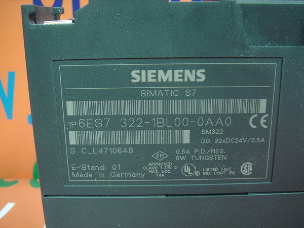 SIEMENS S7 PLC 6ES7 322-1BL00-0AA0 6ES7322-1BL00-0AA0 - PLC DCS SERVO ...