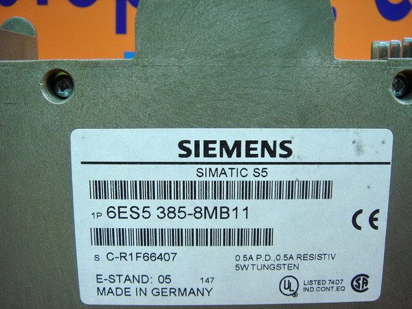 SIEMENS S5 PLC 6ES5 385-8MB11 6ES5385-8MB11 - 裕益科技自動化設備可程式編碼器PLC分散式控制系統DCS