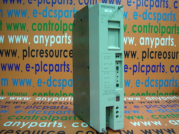 SIEMENS POWER SUPPLY MODULE 3AMP 120230VAC S5 PLC 6ES5 951-7LB21 ...