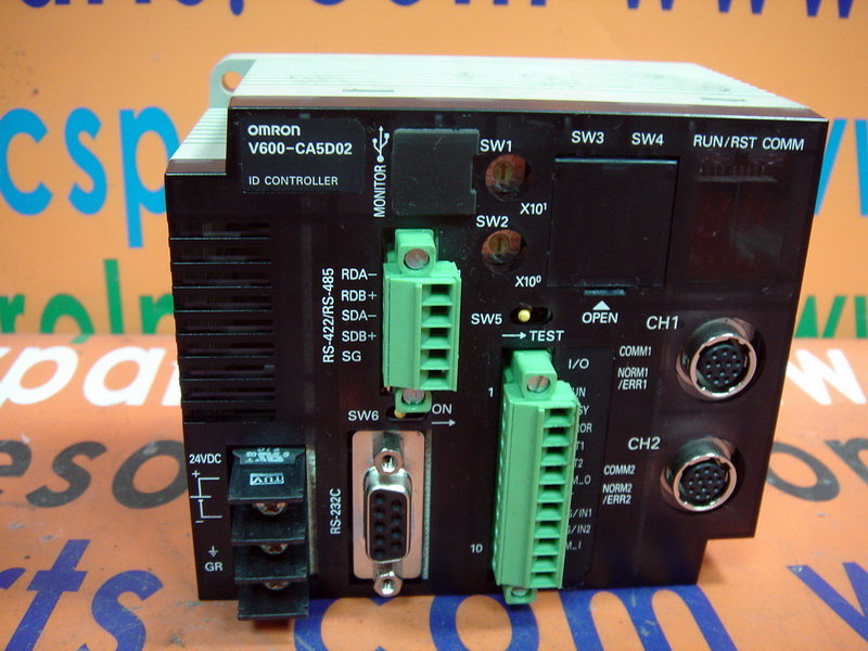 OMRON V600-CA5D02 V600 ID CONTROLLER - PLC DCS SERVO Control MOTOR ...