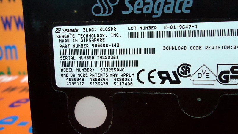Seagate ST32550WC / 9B0006-142 - 裕益科技自動化設備可程式編碼器PLC分散式控制系統DCS