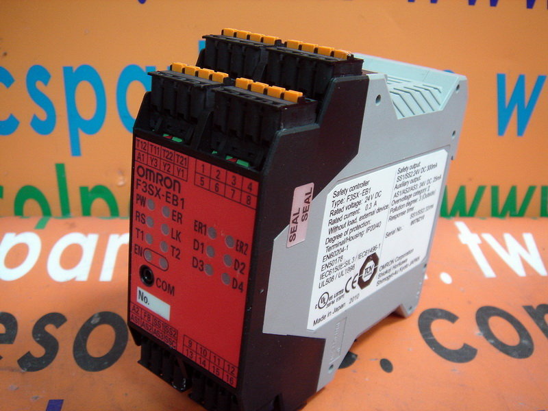 OMRON F3SX-EB1 SAFETY CONTROLLER - PLC DCS SERVO Control MOTOR POWER ...