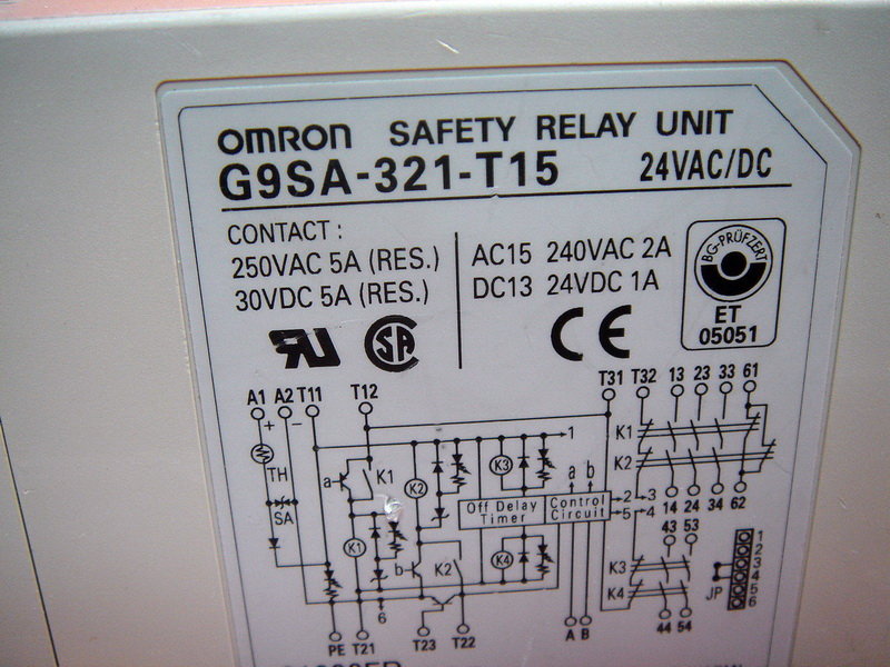 OMRON G9SA-321-T15 SAFETY RELAY UNIT - 裕益科技自動化設備可程式編碼器PLC分散式控制系統DCS