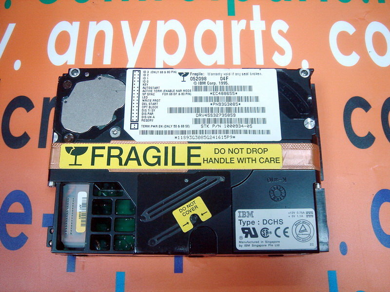 IBM Hard Disk DCHS / 93G3085 4.5GB 50PIN - 裕益科技自動化設備可程式編碼器PLC分散式控制系統DCS