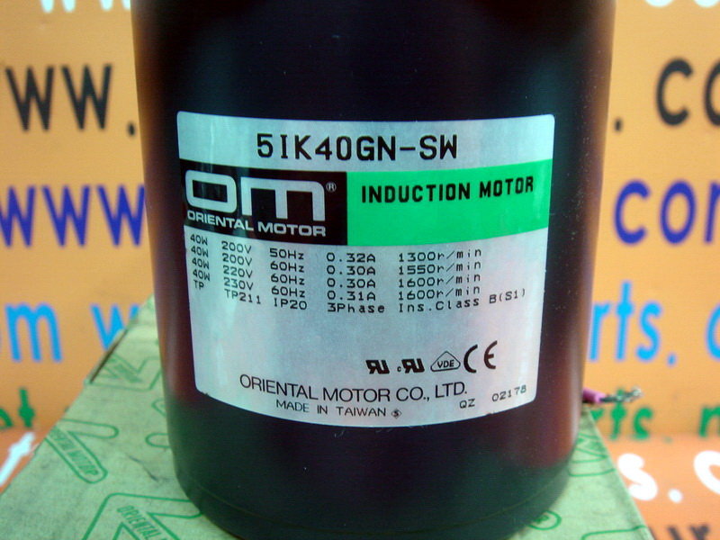 ORIENTAL 5IK40GN-SW NIB - 裕益科技自動化設備可程式編碼器PLC分散式控制系統DCS