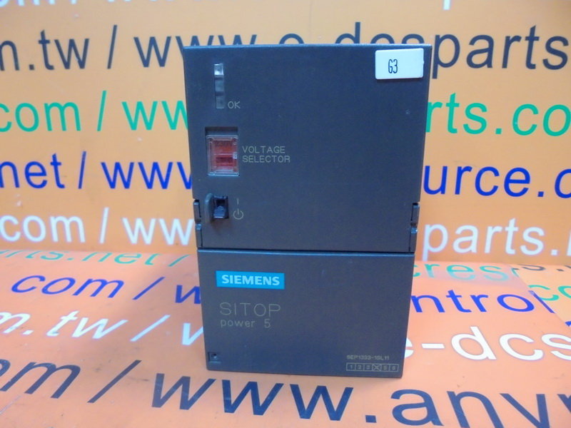 SIEMENS 6EP1 333-1SL11 Sitop Power 5 - 裕益科技自動化設備可程式編碼器PLC分散式控制系統DCS