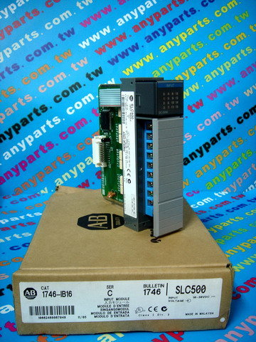 PLC-ALLEN BRADLEY 1746-IB16 INPUT MODULE DC 16POINT SLC500 - PLC DCS ...
