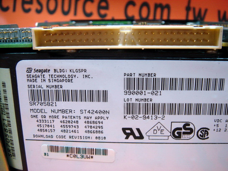 Seagate Hard Drive ST42400N / 990001-021 2.1GB 50PIN - PLC DCS SERVO ...