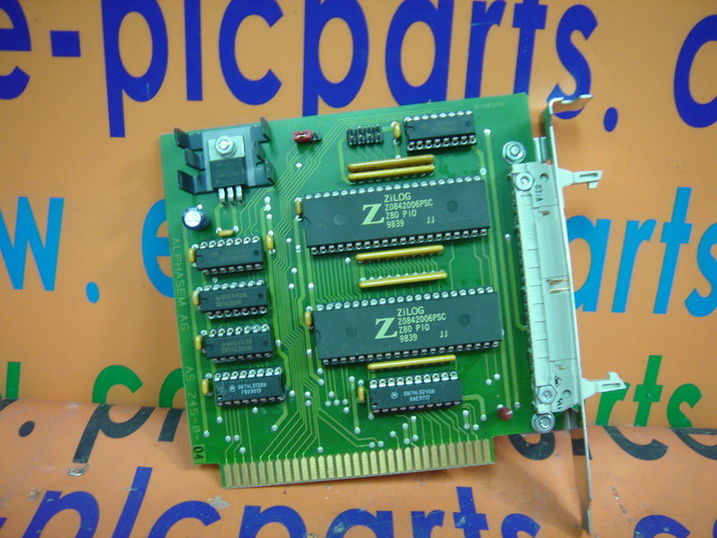ALPHASEM AG AS 245-0-01 INTERFACE CARD - 裕益科技自動化設備可程式編碼器PLC分散式控制系統DCS