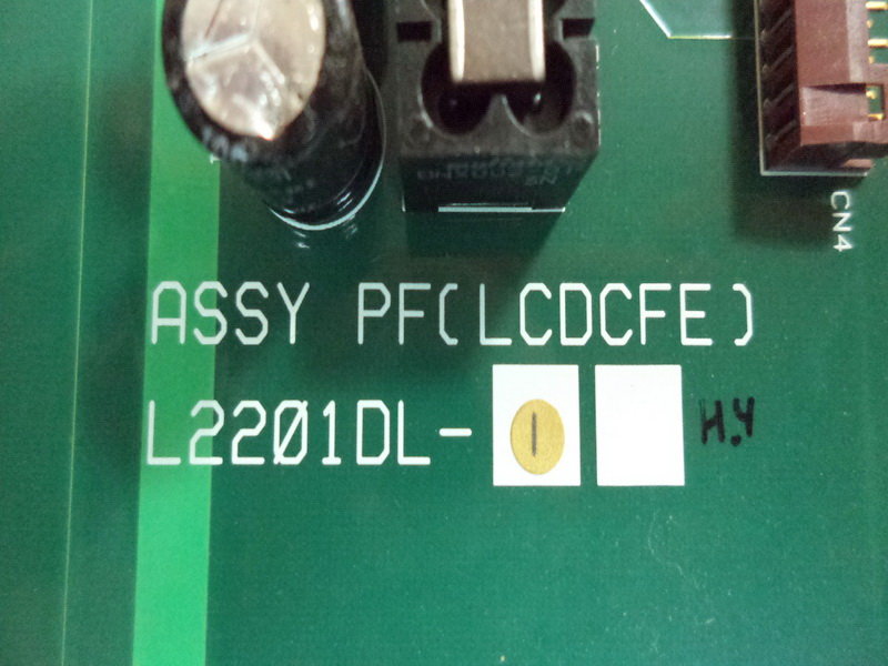 YOKOGAWA ASSY PF(LCDCFE) L2201DL-1 - PLC DCS SERVO Control MOTOR POWER ...