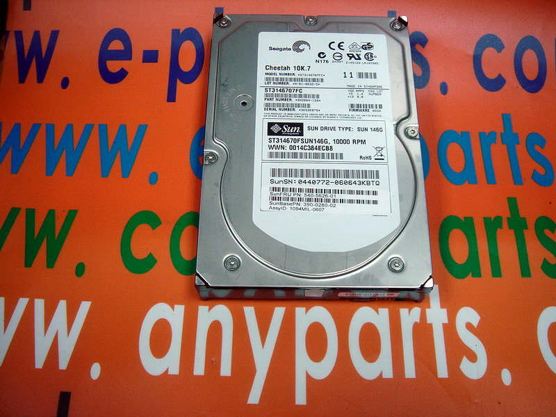 Hard drive Seagate ST3146707FC 146GB SCSI / 9X2004-150 / SUN ST314670F ...