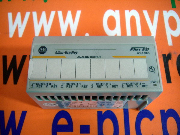 Allen-Bradley 1794-OE4 OUTPUT MODULE ANALOG 12BIT 4POINT FLEX I/O - PLC ...
