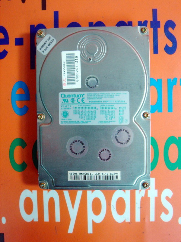 Quantum Hard Drive HN45W011 4.5GB / 68PIN - 裕益科技自動化設備可程式編碼器PLC分散式控制系統DCS