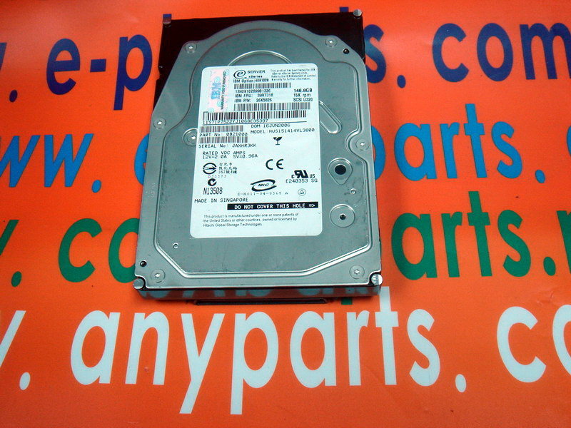 Hard drive IBM 39R7318 / 26K5826 / 0B21000/ HUS151414VL3800 146.8GB ...