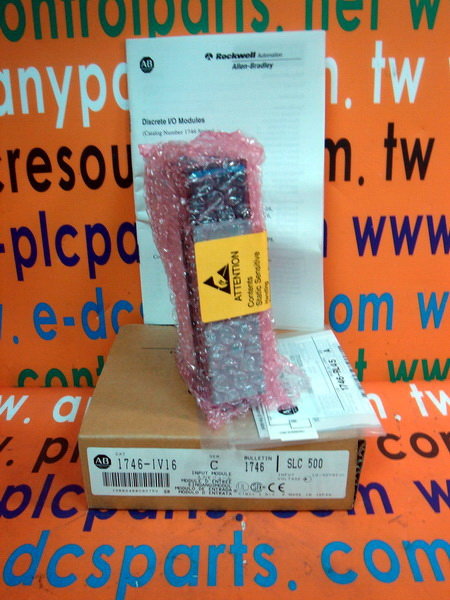 ALLEN-BRADLEY 1746-IV16 NEW IN BOX - 裕益科技自動化設備可程式編碼器PLC分散式控制系統DCS