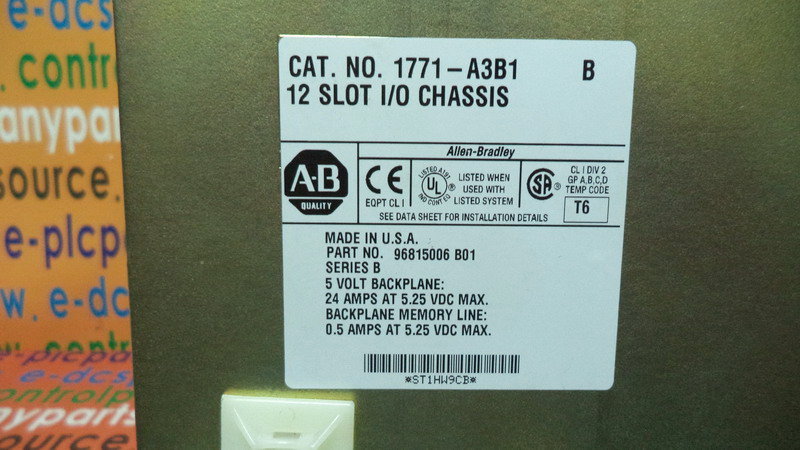 A-B 1771-A3B1 - PLC DCS SERVO Control MOTOR POWER SUPPLY IPC ROBOT