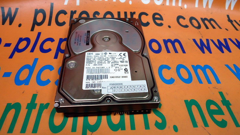 Hard drive IBM DDRS-39130 / 00K3990 9.1GB - PLC DCS SERVO Control MOTOR ...