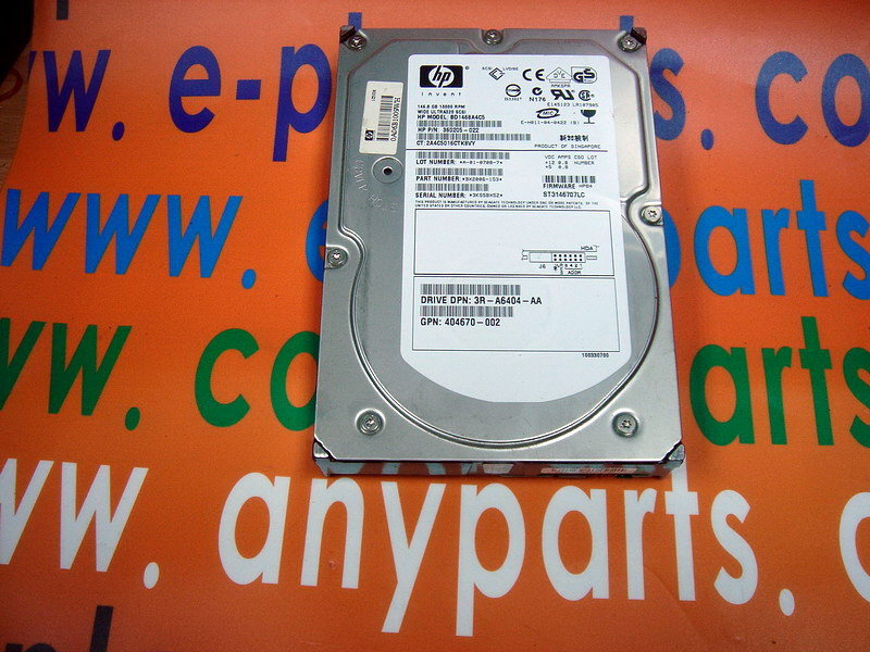 Hard drive HP BD1468A4C5 / P/N:360205-022 / 9X2006-153 WIDE ULTRA320 ...