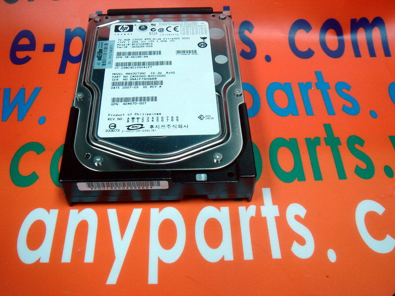 Hard drive HP BF07289BC4 /FUJITSU MAX3073NC CA06560-B20100DC / 365699 ...