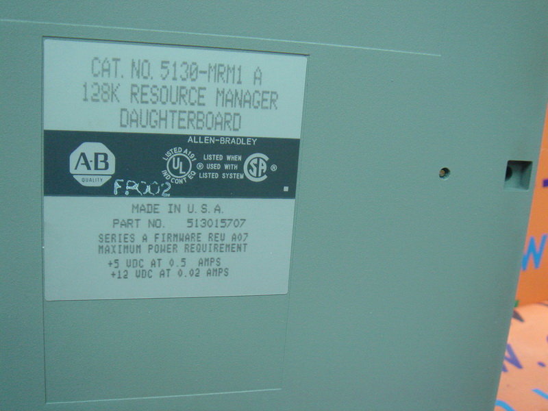 A-B 5130-MRM1 A 5130-RM A - PLC DCS SERVO Control MOTOR POWER SUPPLY ...