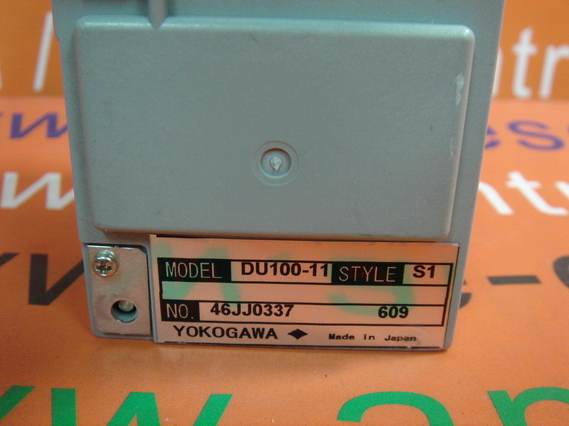 YOKOGAWA DU100-11-S1 DCV/TC/RTD IN - 裕益科技自動化設備可程式編碼器PLC分散式控制系統DCS
