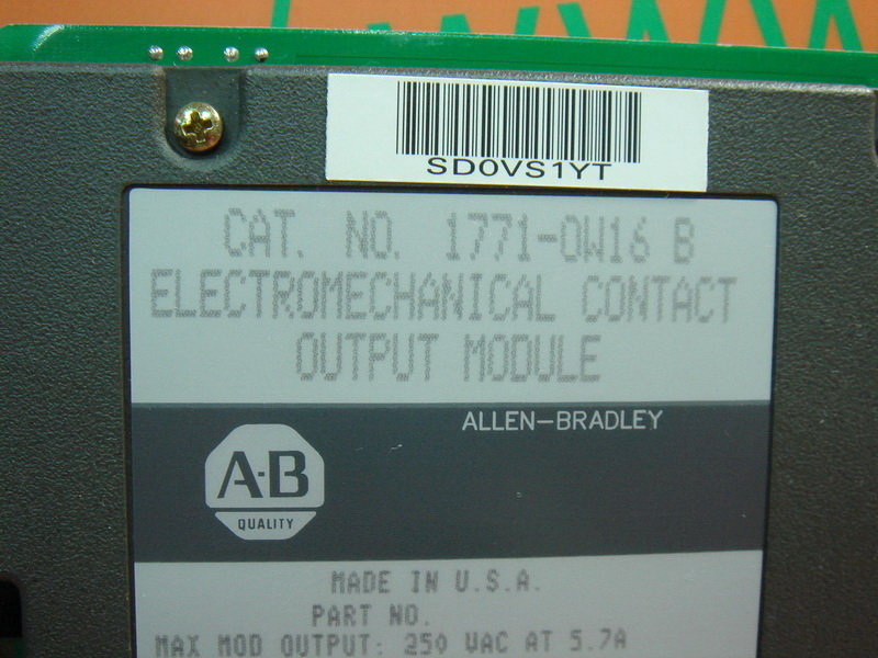 A-B 1771-OW16 B - 裕益科技自動化設備可程式編碼器PLC分散式控制系統DCS