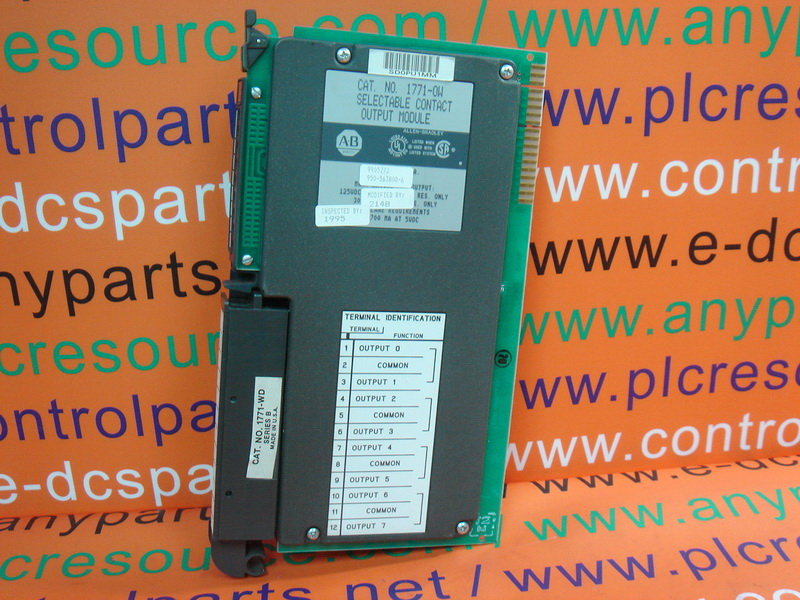 A-B 1771-OW - PLC DCS SERVO Control MOTOR POWER SUPPLY IPC ROBOT