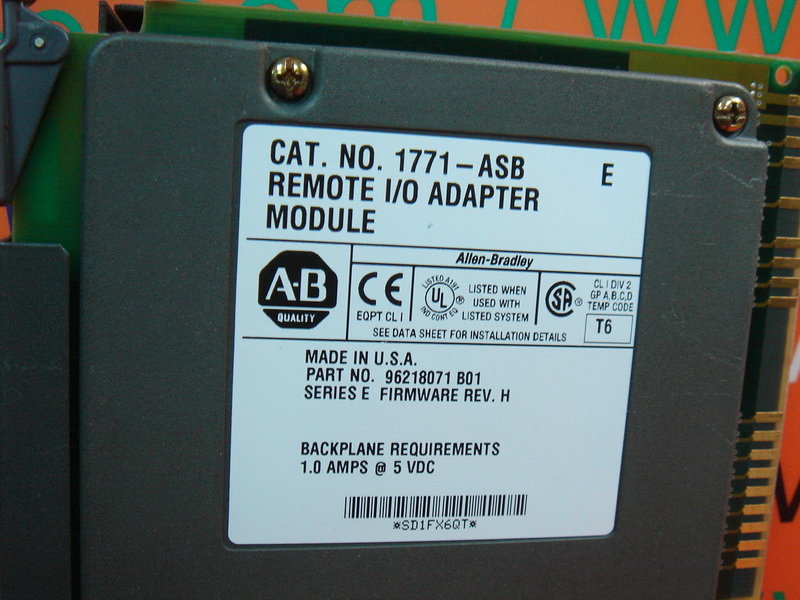 A-B 1771-ASB E - PLC DCS SERVO Control MOTOR POWER SUPPLY IPC ROBOT