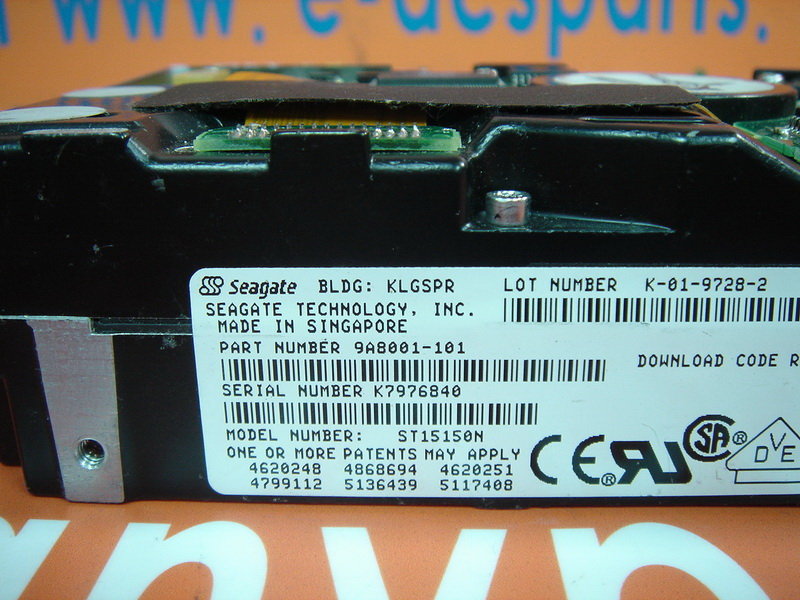Seagate Hard Drive ST15150N / 9A8001-101 4.3GB / 50pin - 裕益科技自動化設備可程式 ...