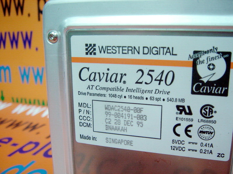 WESTERN DIGITAL Hard Drive Caviar 2540 WDAC2540-00F / 99-004191-003 540 ...