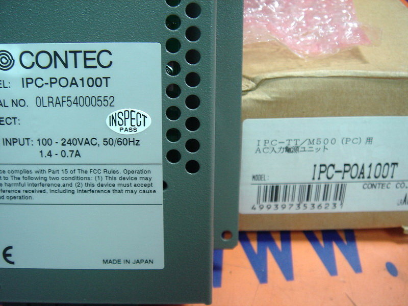 CONTEC IPC-POA100T NIB - 裕益科技自動化設備可程式編碼器PLC分散式控制系統DCS