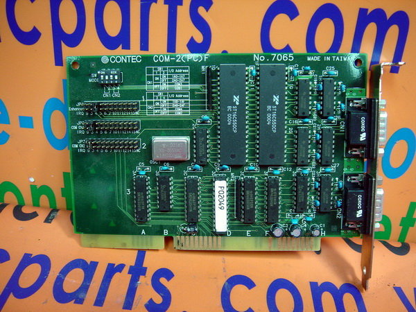 CONTEC COM-2(PC)F 2Ch RS-232C Serial IO Board for ISA - PLC DCS SERVO ...