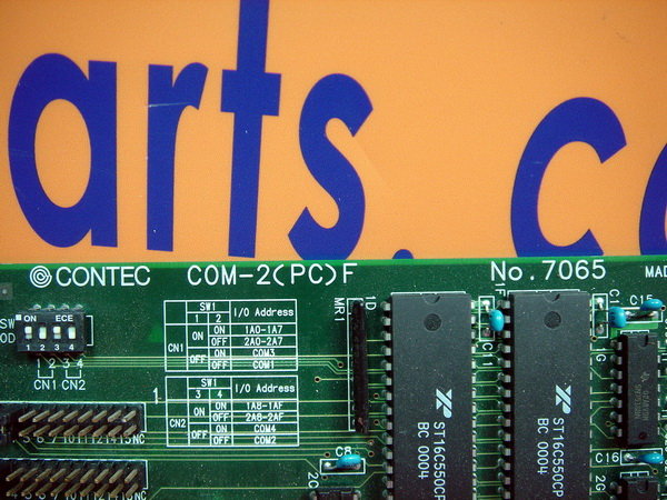 CONTEC COM-2(PC)F 2Ch RS-232C Serial IO Board for ISA - PLC DCS SERVO ...