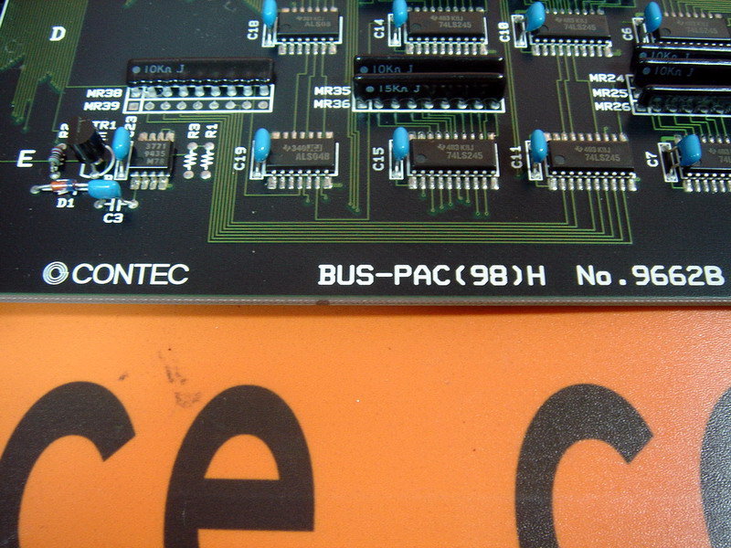 CONTEC BUS-PAC(98)H NO.9662B CARD - 裕益科技自動化設備可程式編碼器PLC分散式控制系統DCS