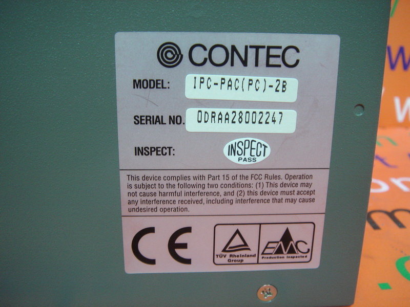 CONTEC IPC-PAC(CPU)-2B - 裕益科技自動化設備可程式編碼器PLC分散式控制系統DCS