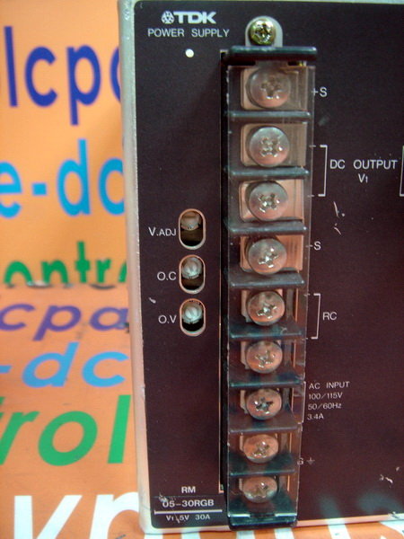 TDK POWER SUPPLY RM 05-30RGB AC INPUT 100/115V 50/60Hz - 裕益科技自動化設備可程式 ...