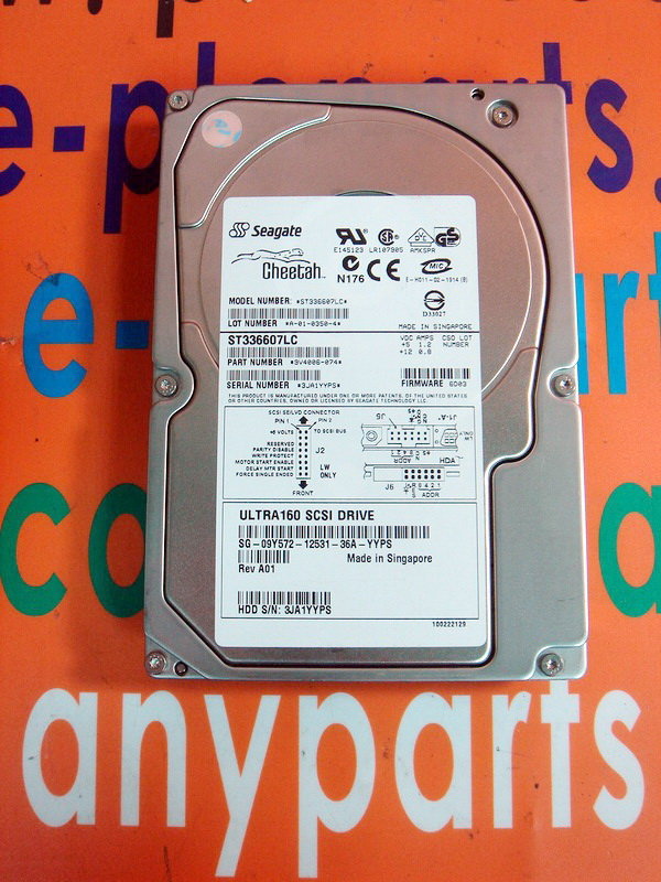 Seagate Hard Drive ST336607LC / 9V4006-074 36GB / 10000RPM / 80PIN ...