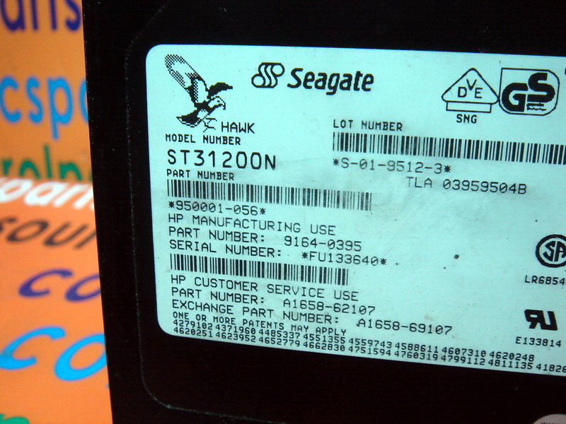 Seagate Hard Drive ST31200N / 950001-056 1.25GB / 5400RPM / 50PIN - PLC ...