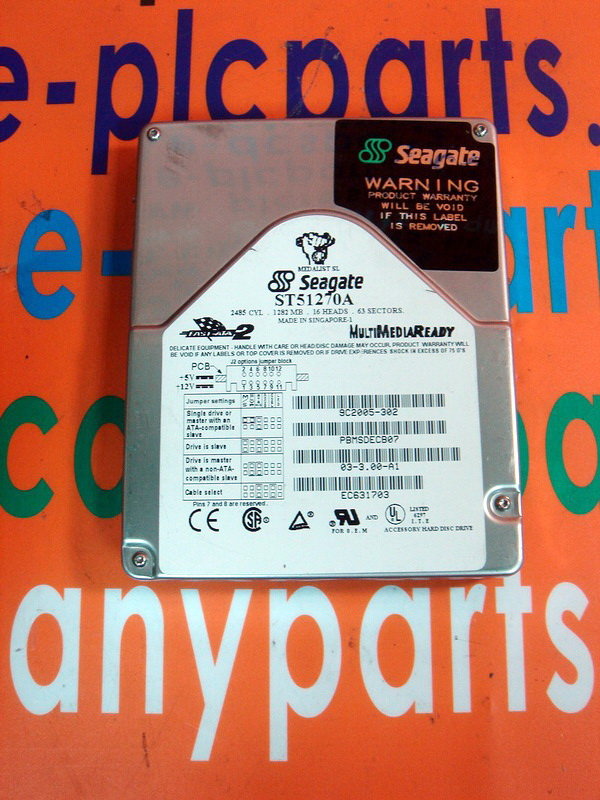Seagate Hard Drive ST51270A / 9C2005-302 1.2GB / 5400RPM - PLC DCS ...