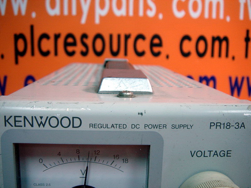 KENWOOD REGULATED DC POWER SUPPLY PR18-3A - 裕益科技自動化設備可程式編碼器PLC分散式控制系統DCS
