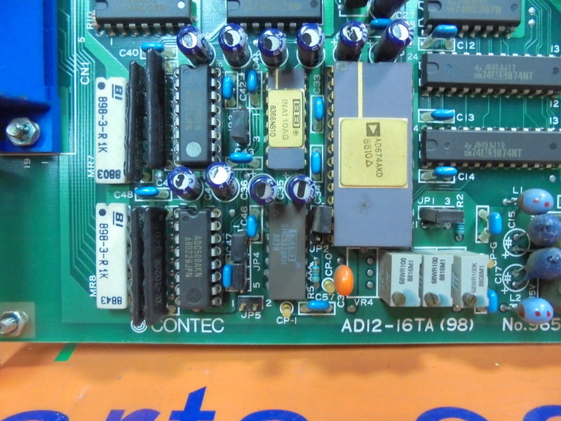 CONTEC AD12-16TA(98) - 裕益科技自動化設備可程式編碼器PLC分散式控制系統DCS