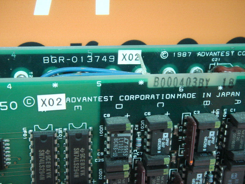 ADVANTEST T7315 TESTER BGR-013749 WITH BIQ-013750 - 裕益科技自動化設備可程式編碼器PLC ...