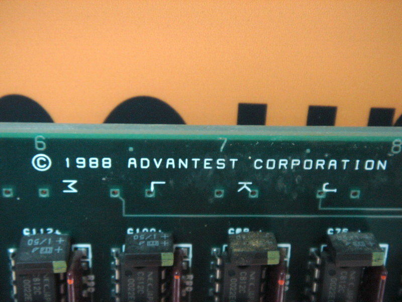 ADVANTEST T7315 TESTER BIR-014509 / PGR-A14509CC - 裕益科技自動化設備可程式編碼器PLC分散 ...
